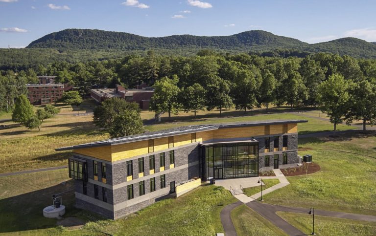 The building was inspired by the surrounding mountain range. - School ...