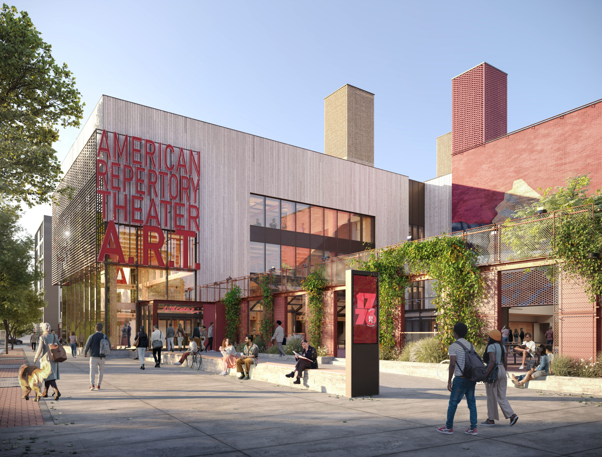 Construction on New American Repertory Theater at Harvard University ...